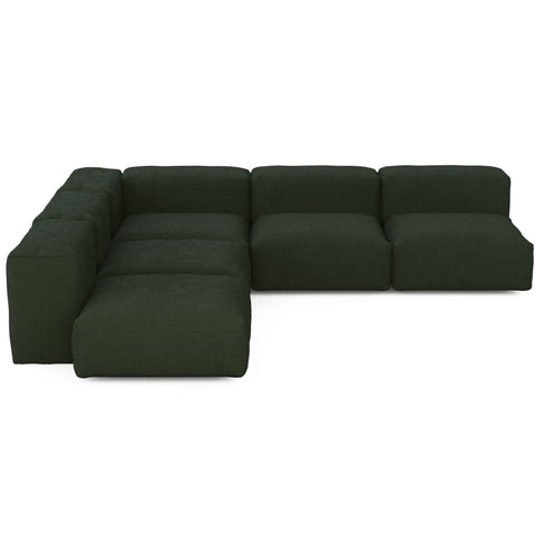 five module corner sofa - loop loop - mousse - 128in x 128in – vetsak®