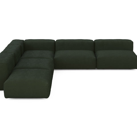 five module corner sofa - loop loop - mousse - 136in x 136in – vetsak®