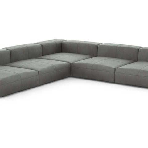 vetsak five module corner sofa 346x346 leather light grey – vetsak®