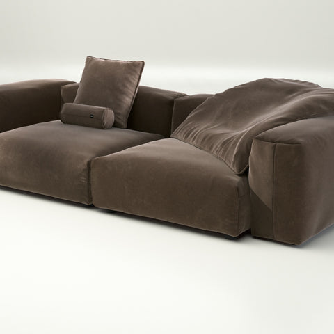 vetsak | Sofa Set 02 Large - Suave - Espresso | Modular Sofa | 3.5 Sea ...