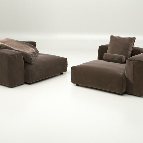 vetsak | Sofa Set 02 Large - Suave - Espresso | Modular Sofa | 3.5 Sea ...