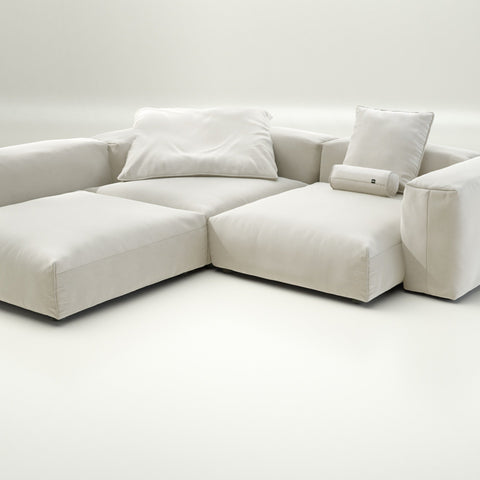 vetsak | Sofa Set 05 - Suave - Pearl | Modular Sofa | 5 Seater | Big S ...