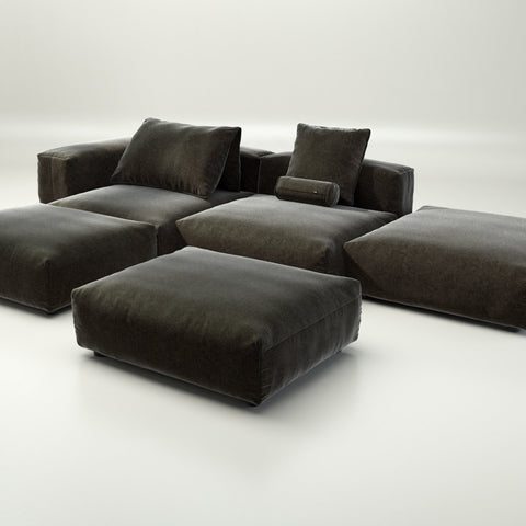 vetsak | Sofa Set 09 - The Island - Suave - Anthracite | Modular Sofa ...